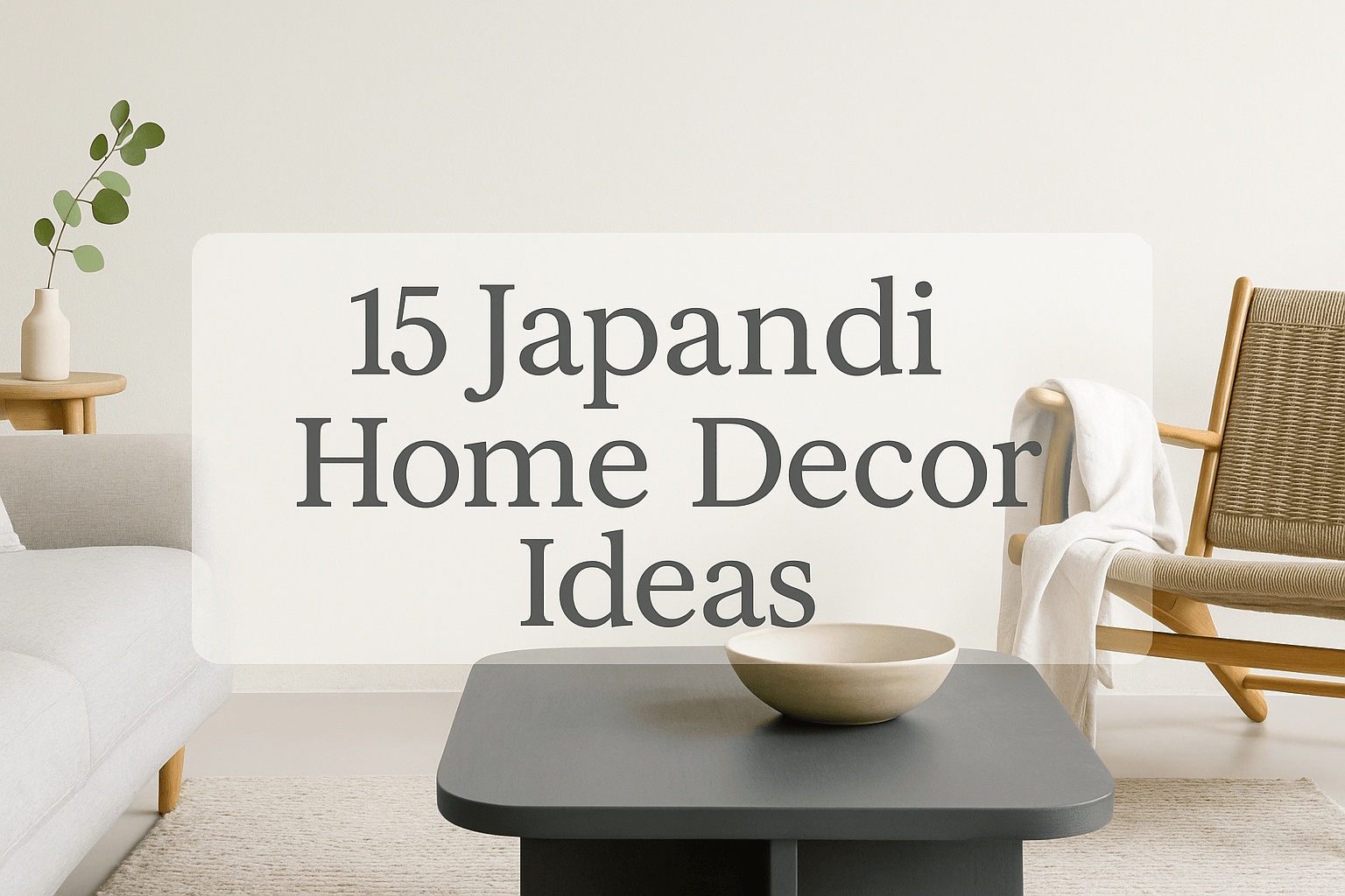 15 Japandi Home Decor Ideas That Blend Calm and Minimalism | Homora ...